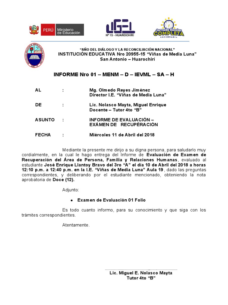 Informe General | PDF