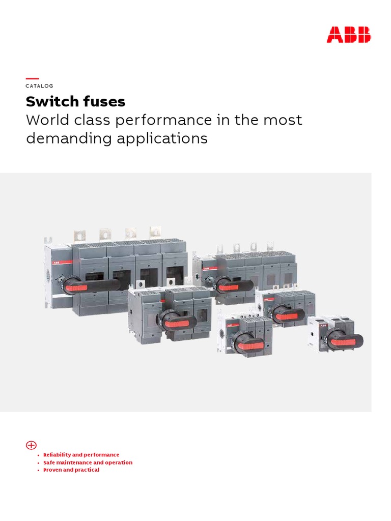Switch Fuse Unit 32A..1200A OS1GB 1SCC311013C0201 - 19-06 - Low | PDF ...