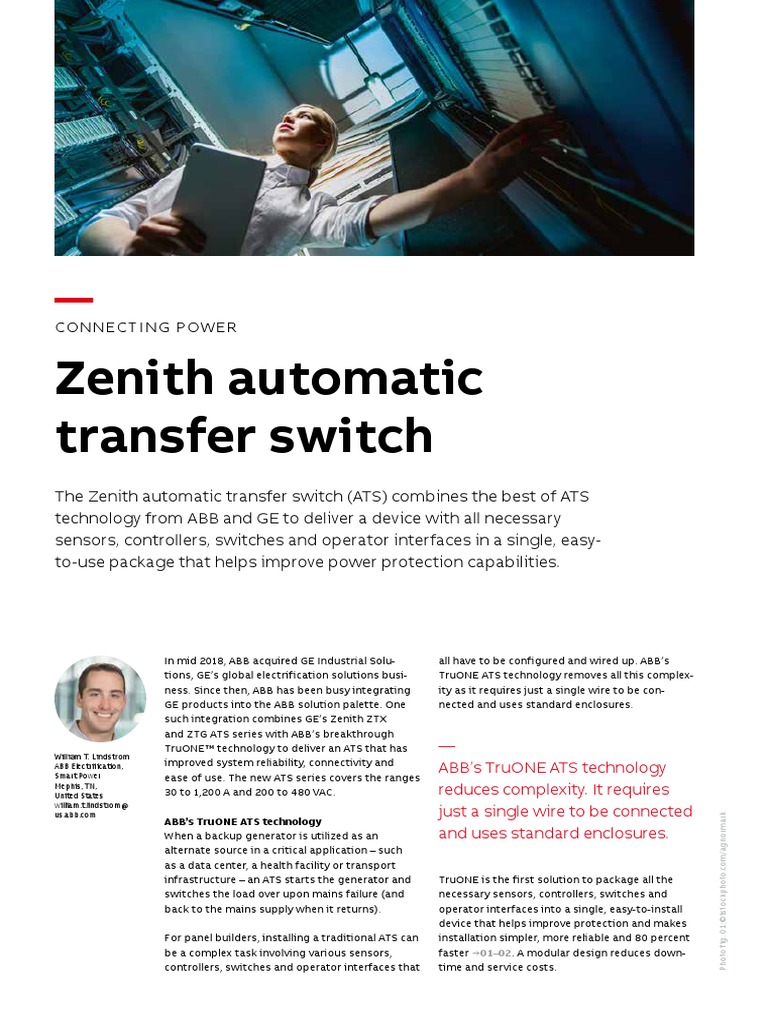 ABB Review 2 2020 en 72 TruOne Zenith Article | PDF | Switch | User Interface