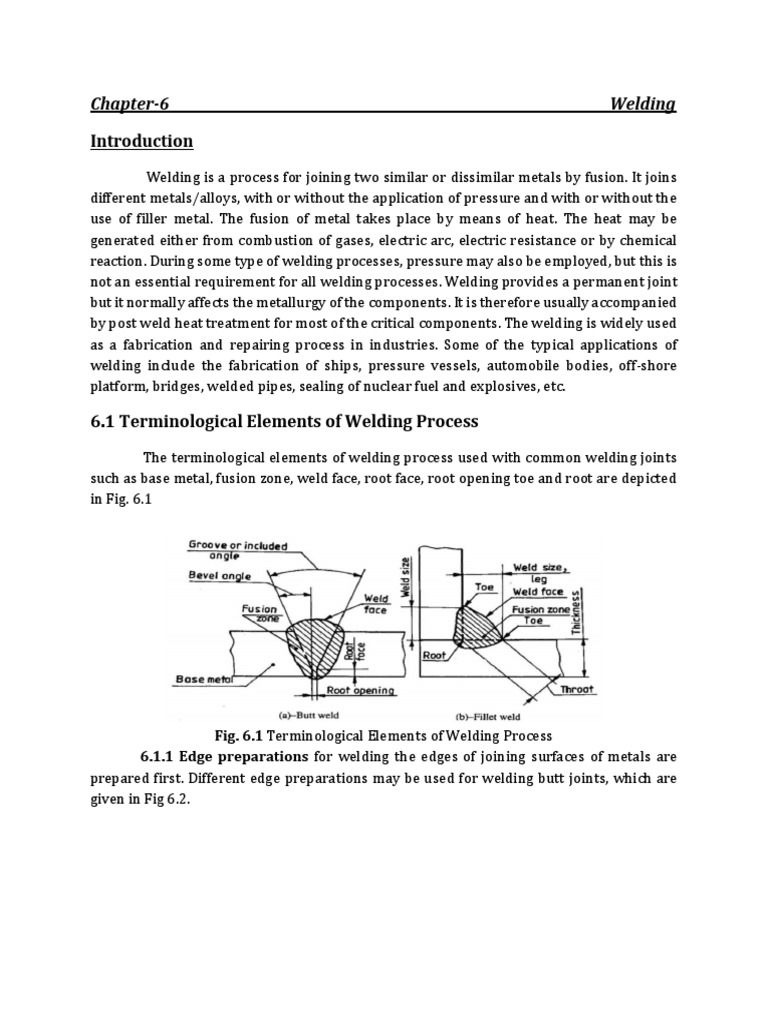 Chapter 6 - Welding | PDF | Construction | Welding
