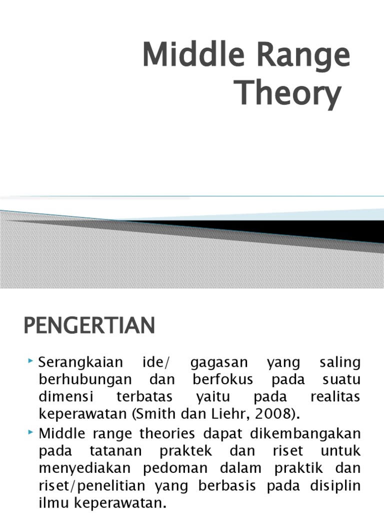 Middle Range Theory | PDF Middle Range Theory | PDF