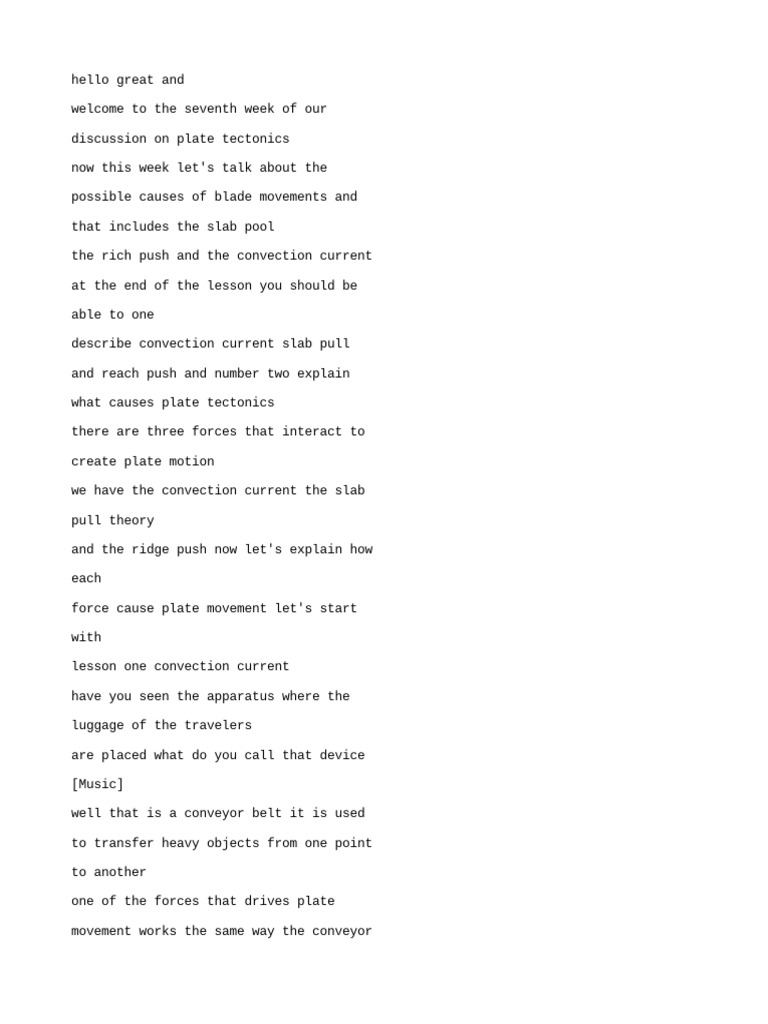 Mechanism of Plate Tectonics - Convection Current - Slab Pull & Ridge ...