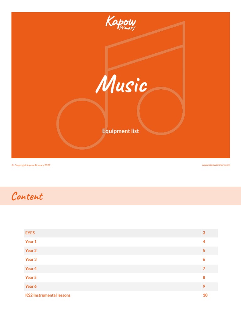 Music Equipment Checklist | PDF | Musical Compositions | Laptop