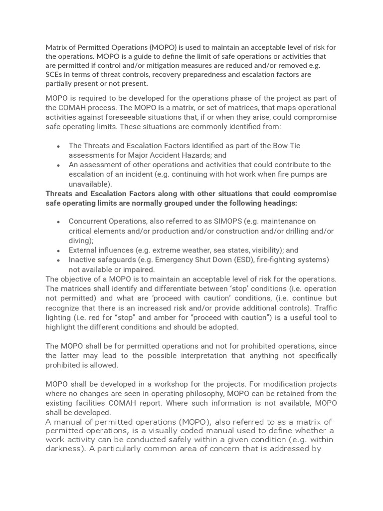 MOPO | PDF | Matrix (Mathematics) | Risk