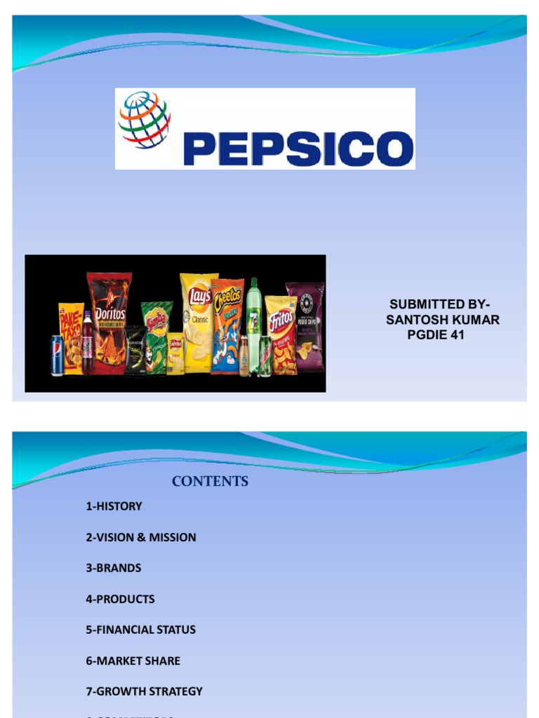 Pepsico Company Presentation Pdf