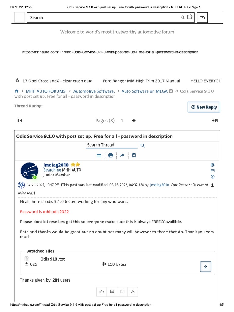 Odis Service 9.1.0 With Post Set Up. Fr... Ord in Description | PDF