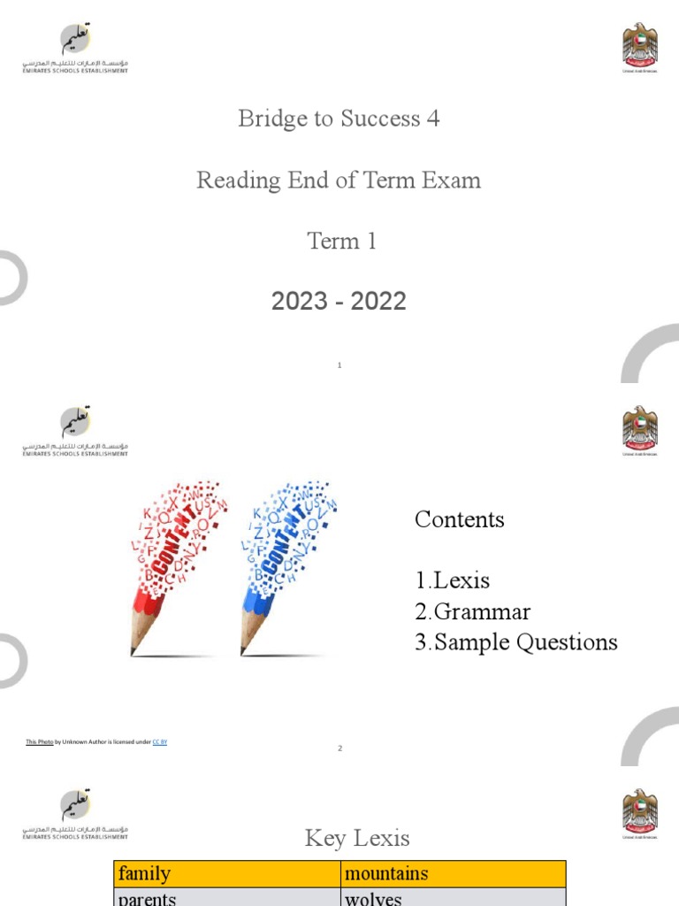 End of Term Grade 4 | PDF | Verb | Pronoun