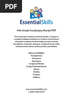 Vocabulary Workshop - Level C - Unit 4 Key | PDF