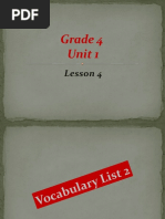 Vocabulary Builder Grade 4 | PDF