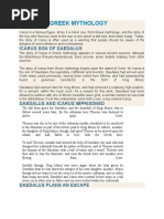 The Icarus and Daedalus Full Story | PDF | Minotaur | Greek Mythology