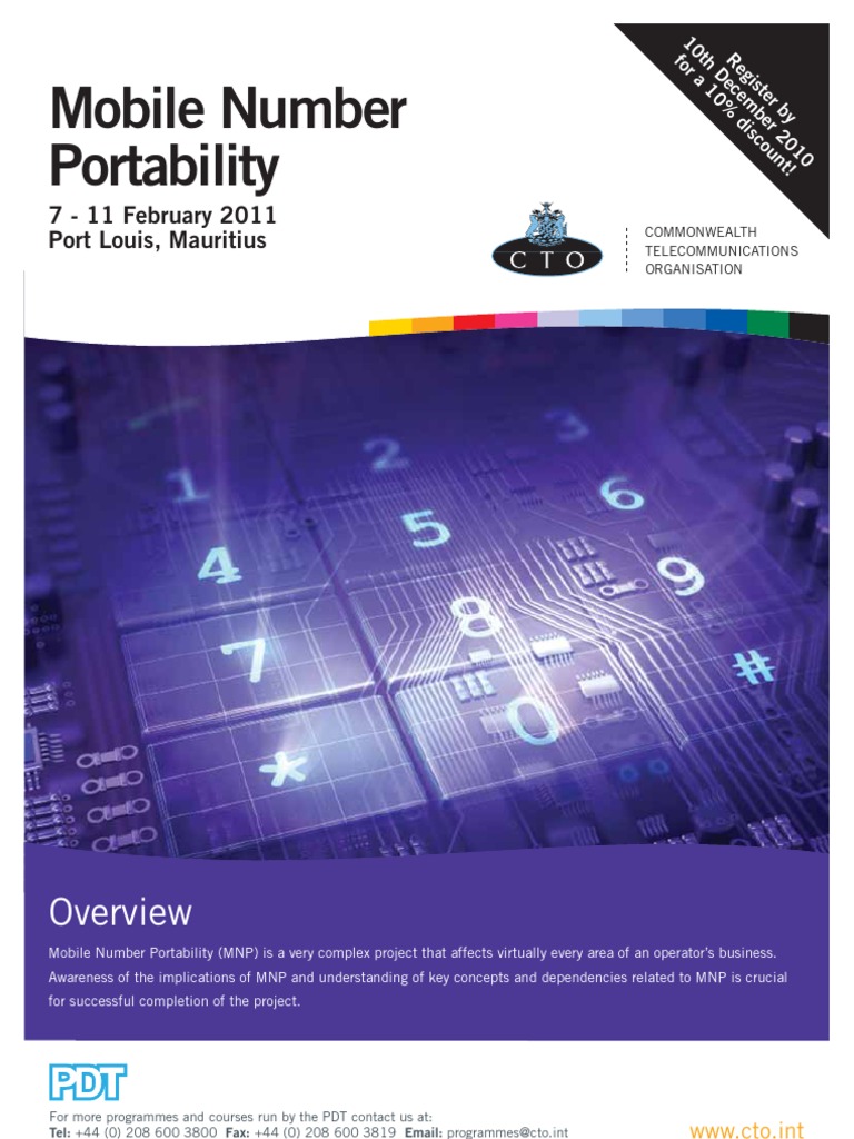 Mobile Number Portability Guide | PDF | Telecommunication | Payments