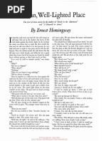 A Clean Well-Lighted Place - Ernest Hemingway | PDF