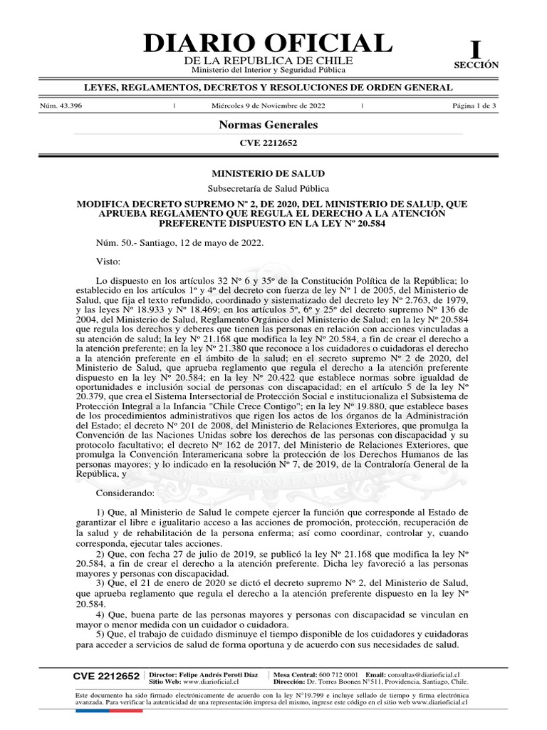 Atencion Preferente Minsal | PDF