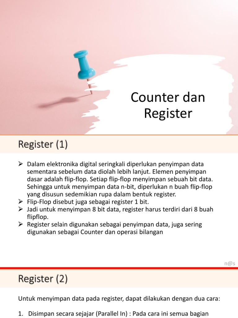 Counter Dan Register | PDF