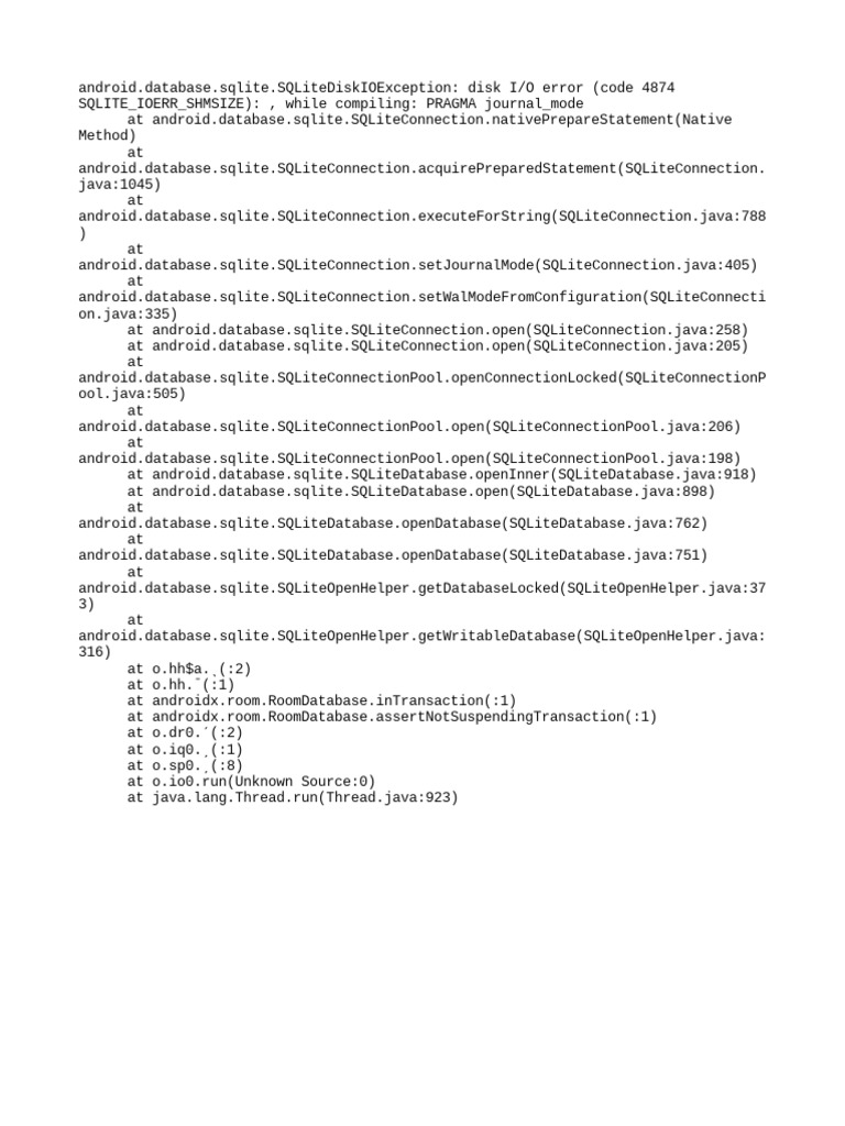 Last Crash Log | PDF
