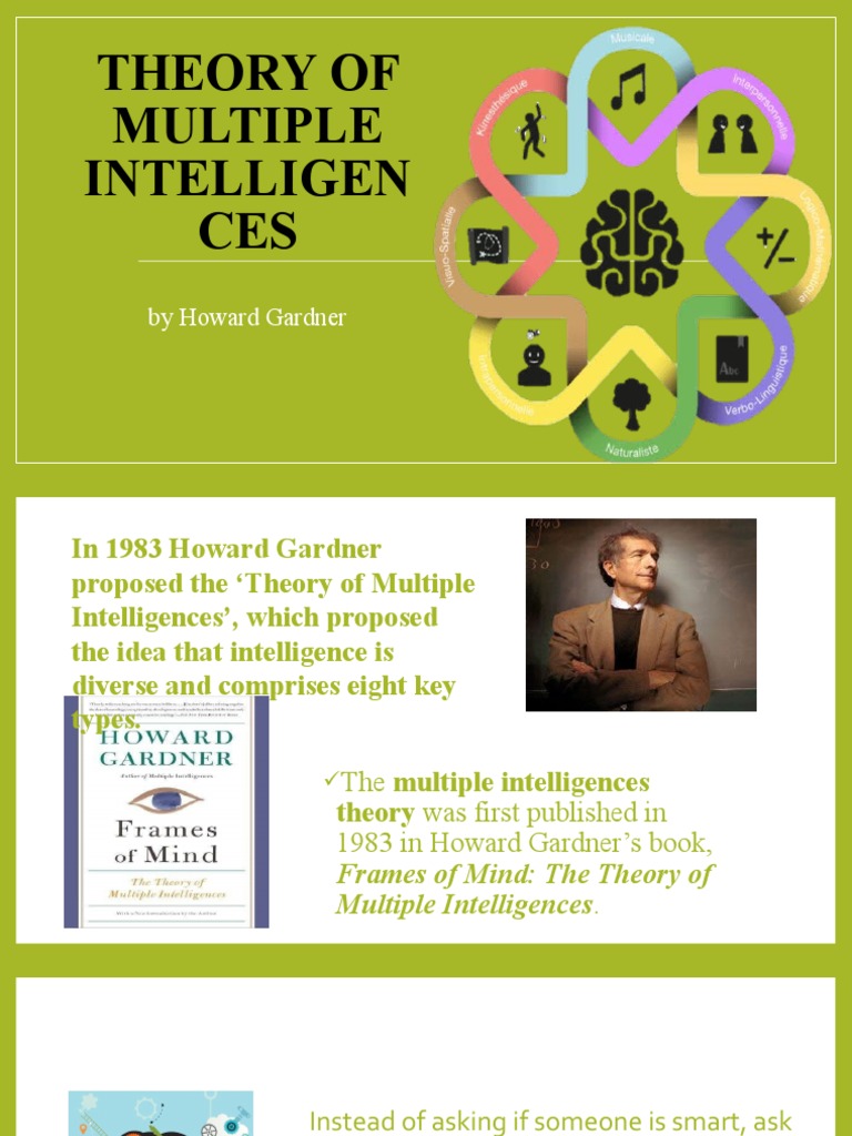 Understanding the Theory of Multiple Intelligences: Howard Gardner ...