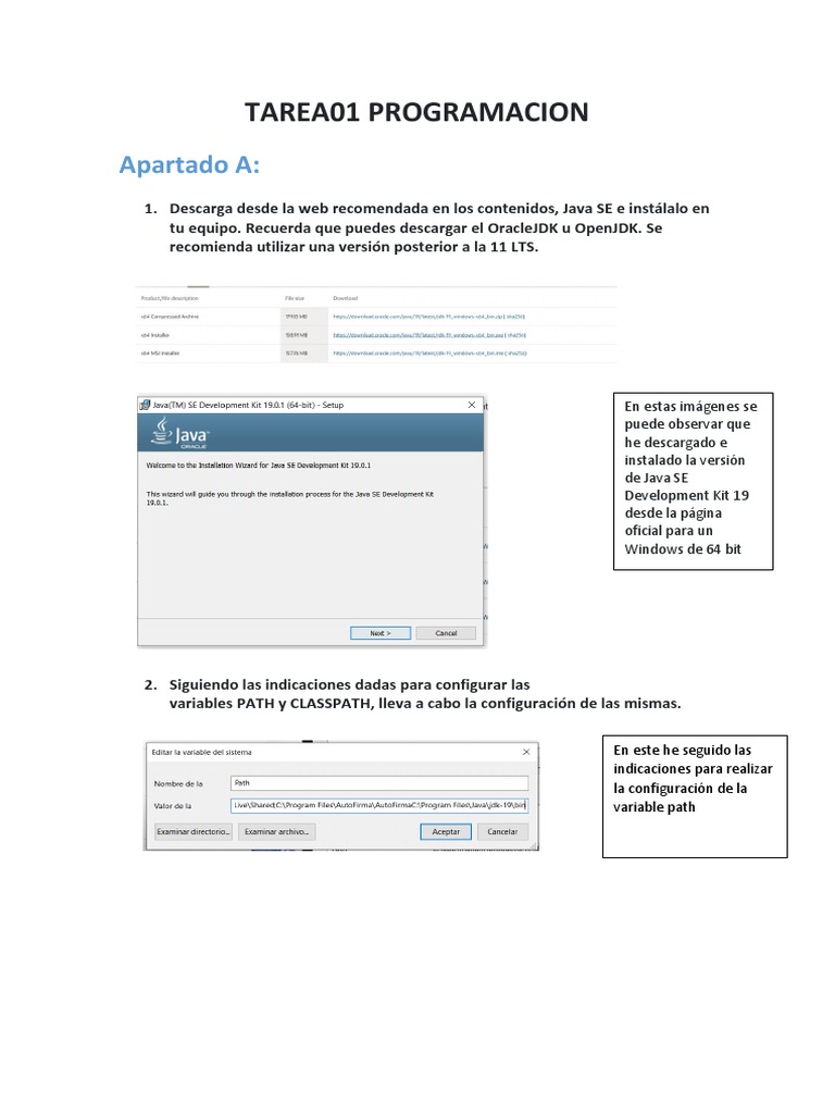 Munoz Redondo Manuel PROG01 TAREA | PDF | Java (lenguaje de programación) | Aplicaciones y software
