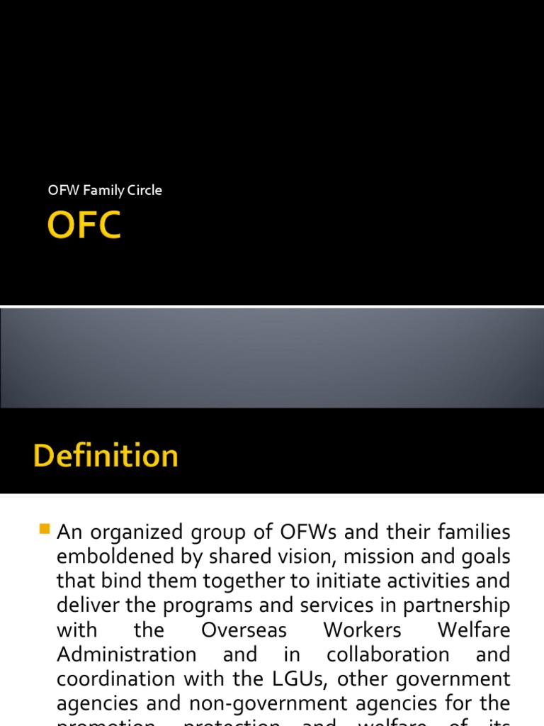 OFW Family Circle | PDF