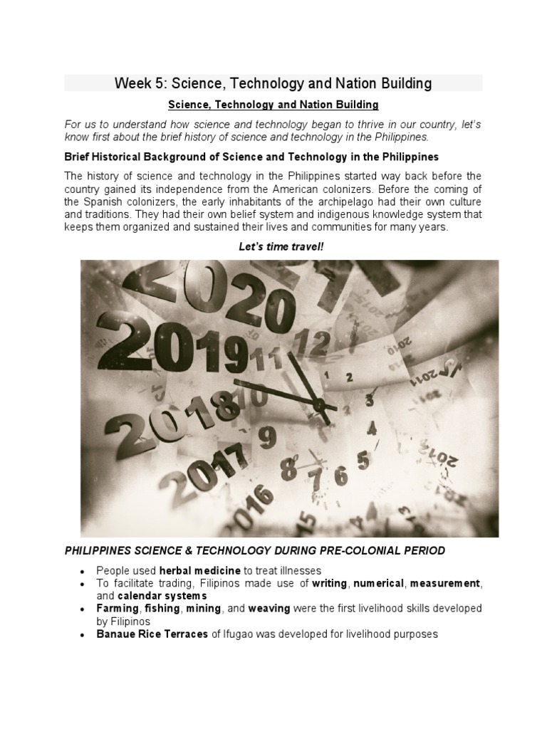 5 & 6 - Science, Technology and Nation Building | PDF | Science ...