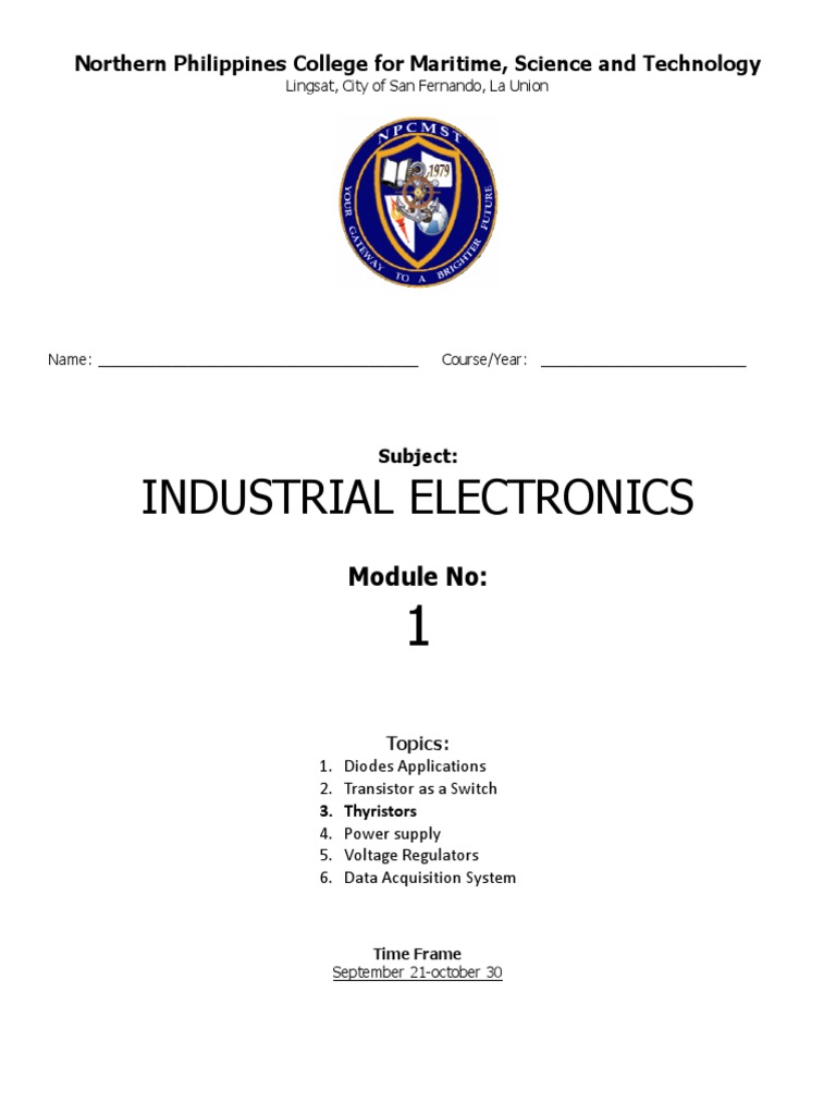 Topic 3 Thyristors Pdf Manufactured Goods Electrical Equipment