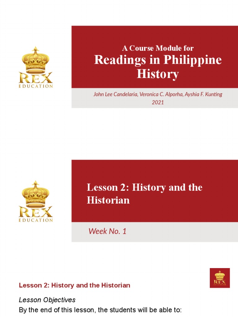 Lesson 2 | PDF | Historian | Cognition