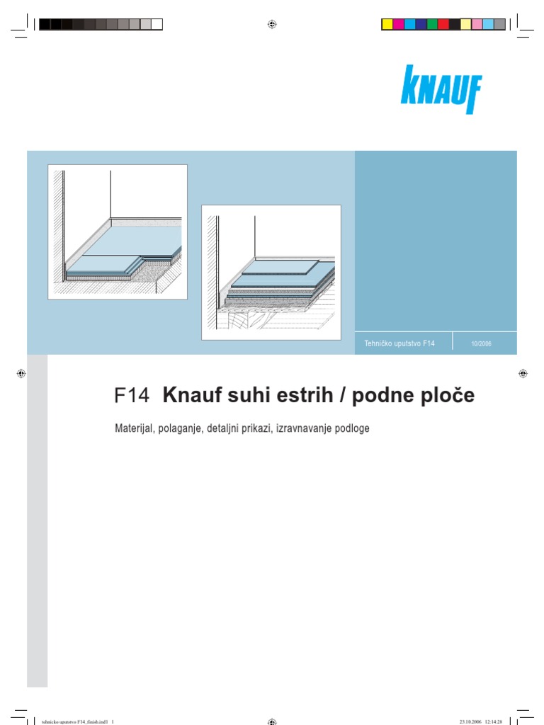 Tehnicko Uputstvo f14 - Finish | PDF