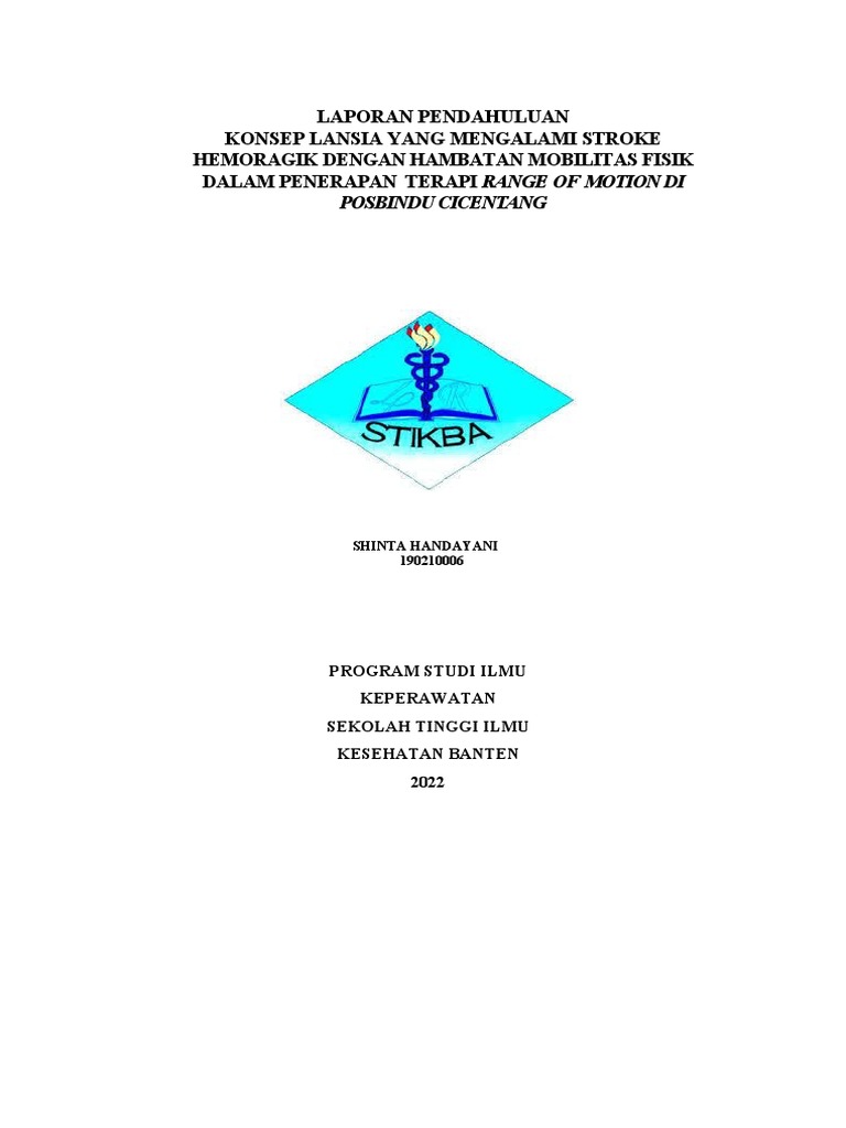 LP Stroke Hemoragik Gerontik | PDF