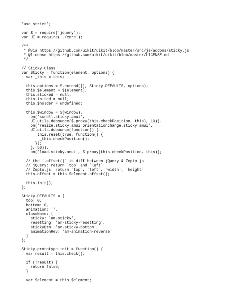 Ui Sticky | Download Free PDF | Information Technology Management | Computer Programming