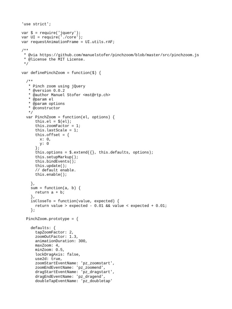 Ui Pinchzoom | PDF | Function (Mathematics) | Software