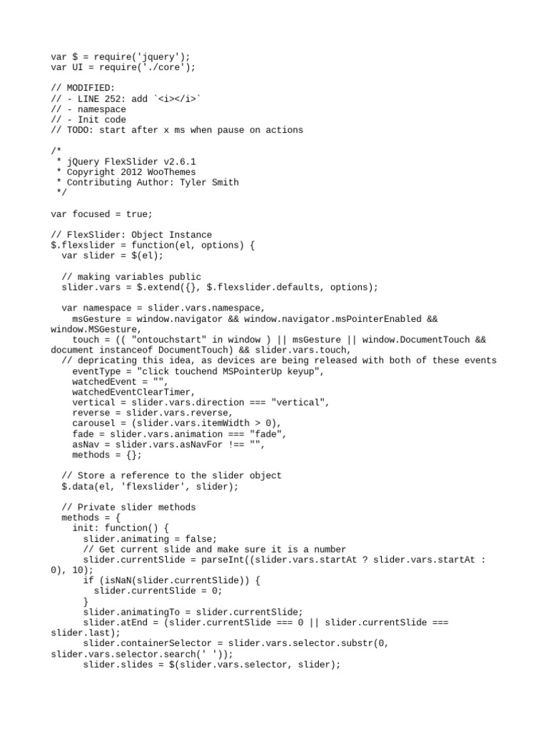 Ui Flexslider | PDF | Boolean Data Type | Computer Keyboard