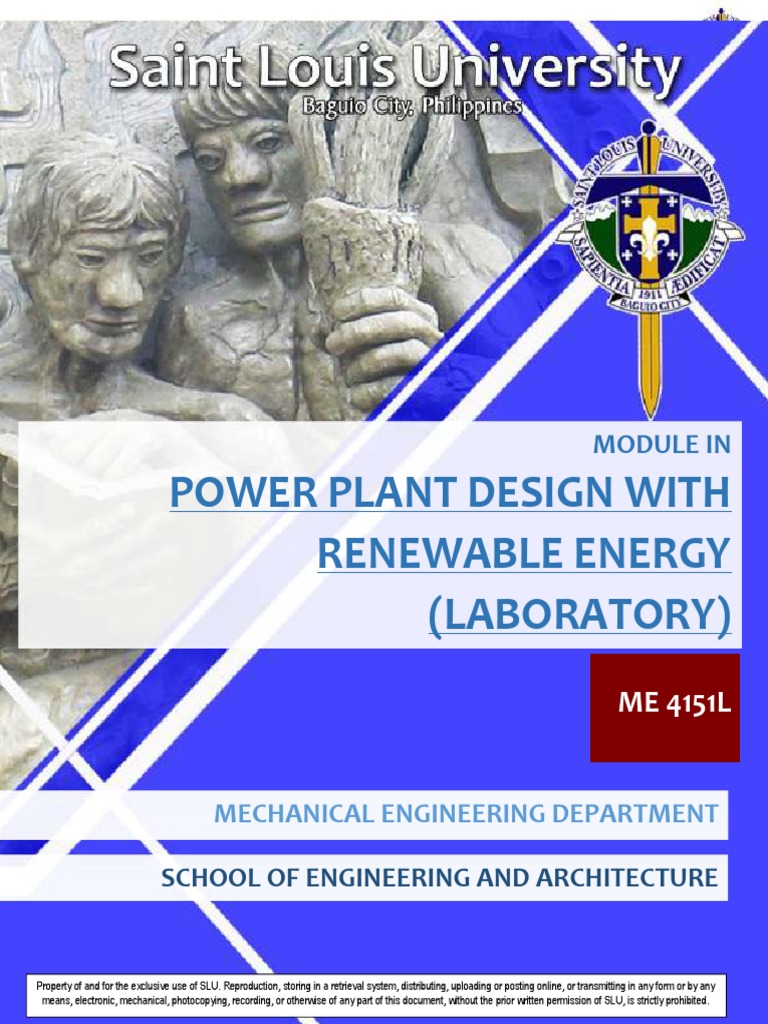 Power Plant Design With Renewable Energy | PDF