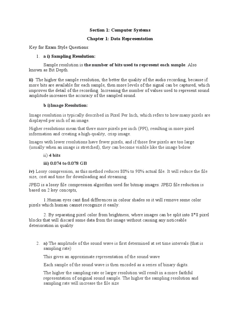 Understanding Sampling Resolution | PDF