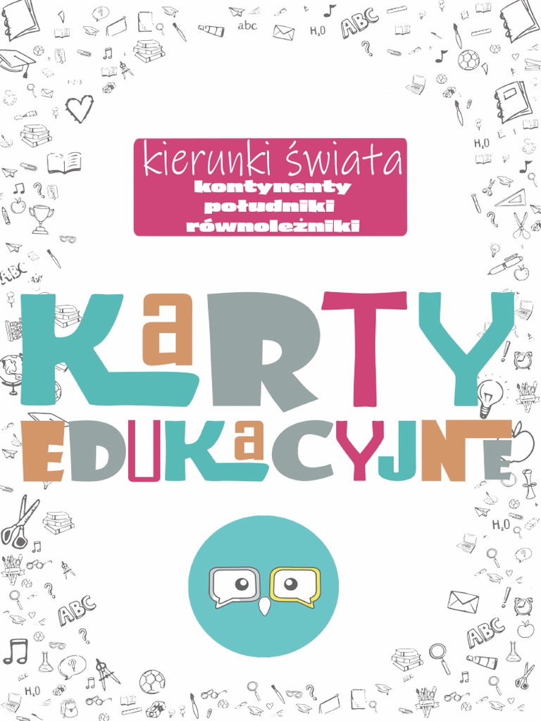 Kierunki Swiata Kontynenty Poludniki Rownolezniki | PDF