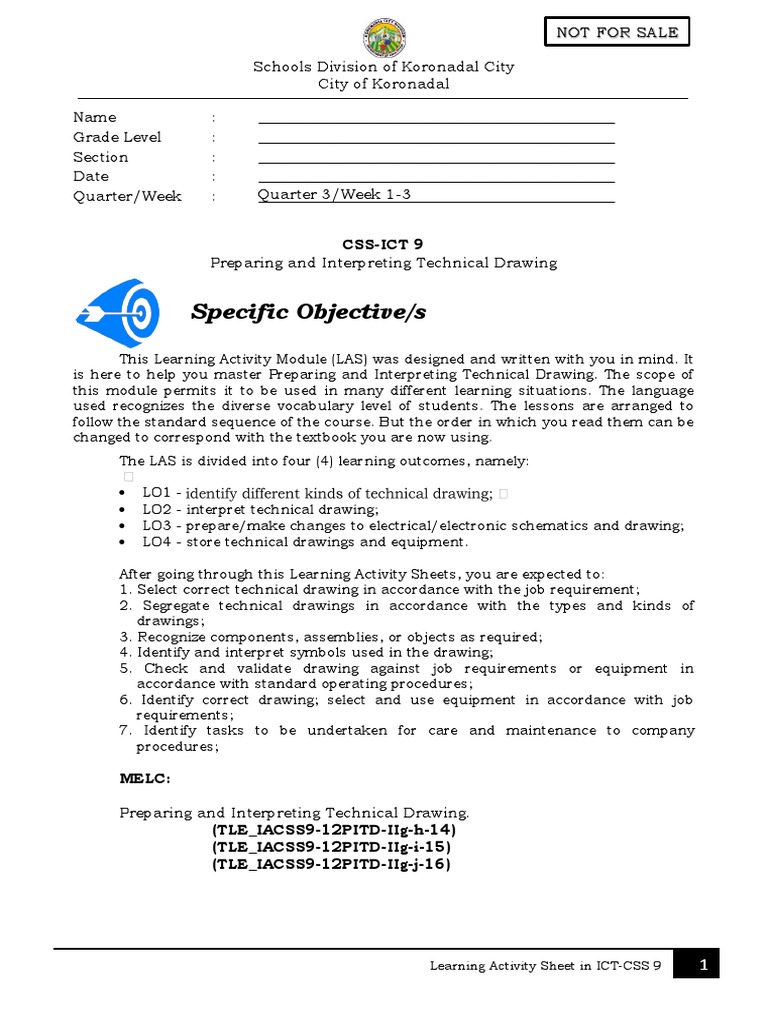 Ict Css 9 Q3 W1 3 Pdf Technical Drawing 