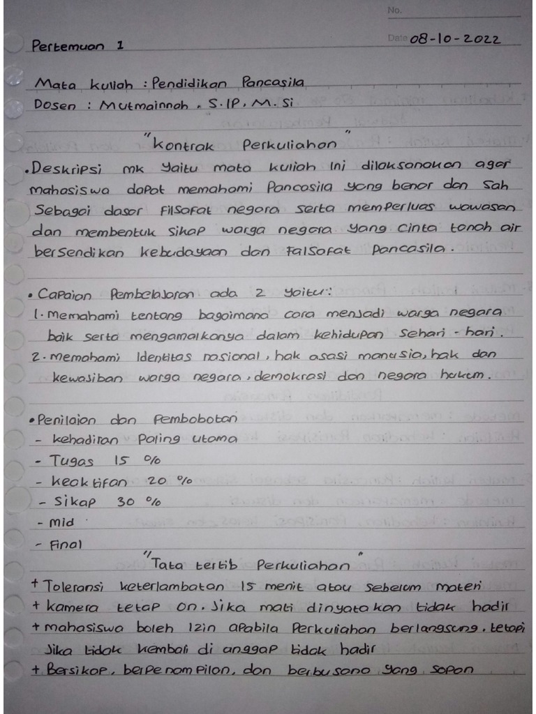 (Cat PKN) ST - Surahma Anita Putri Sakria Malinta - 105851100722 | PDF