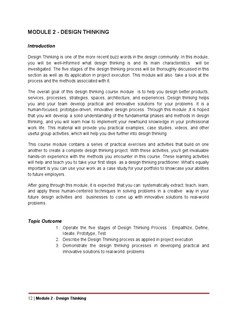 Design Thinking | Download Free PDF | Design Thinking | Design