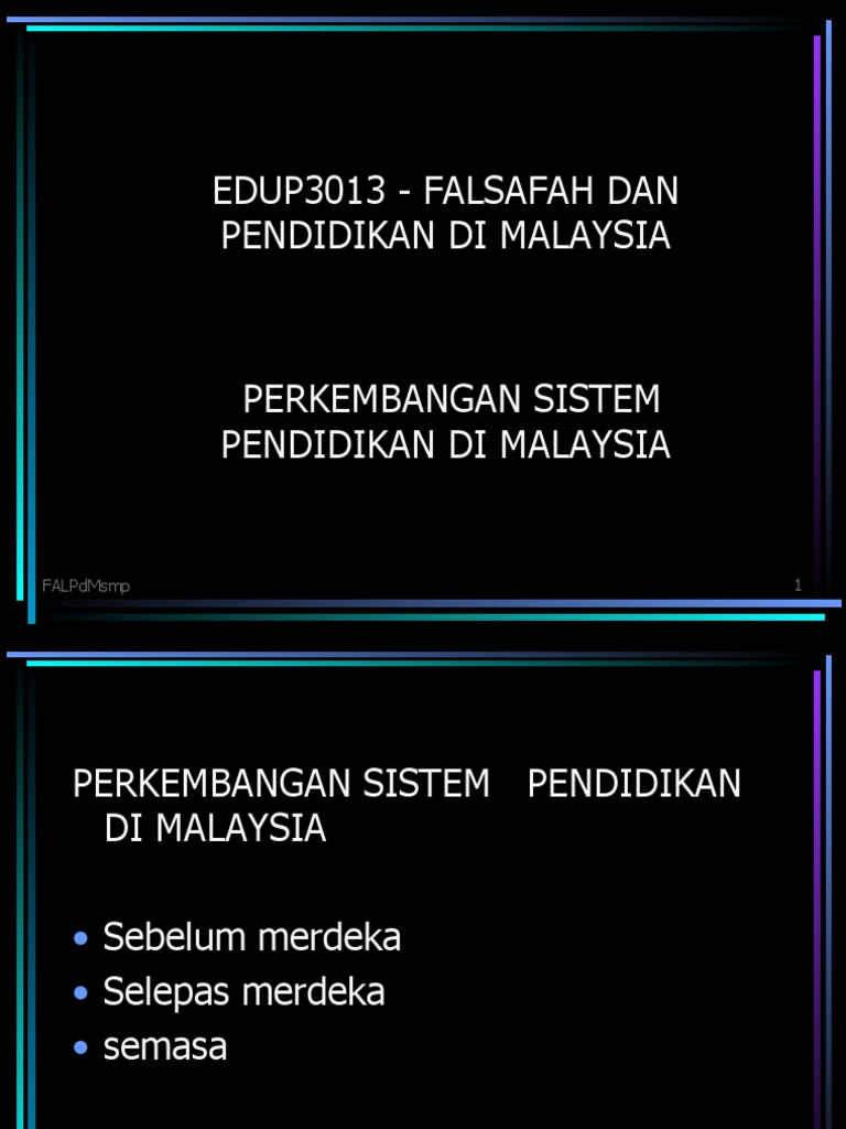 FPDM T3-Perkembangan Pendidikan | PDF