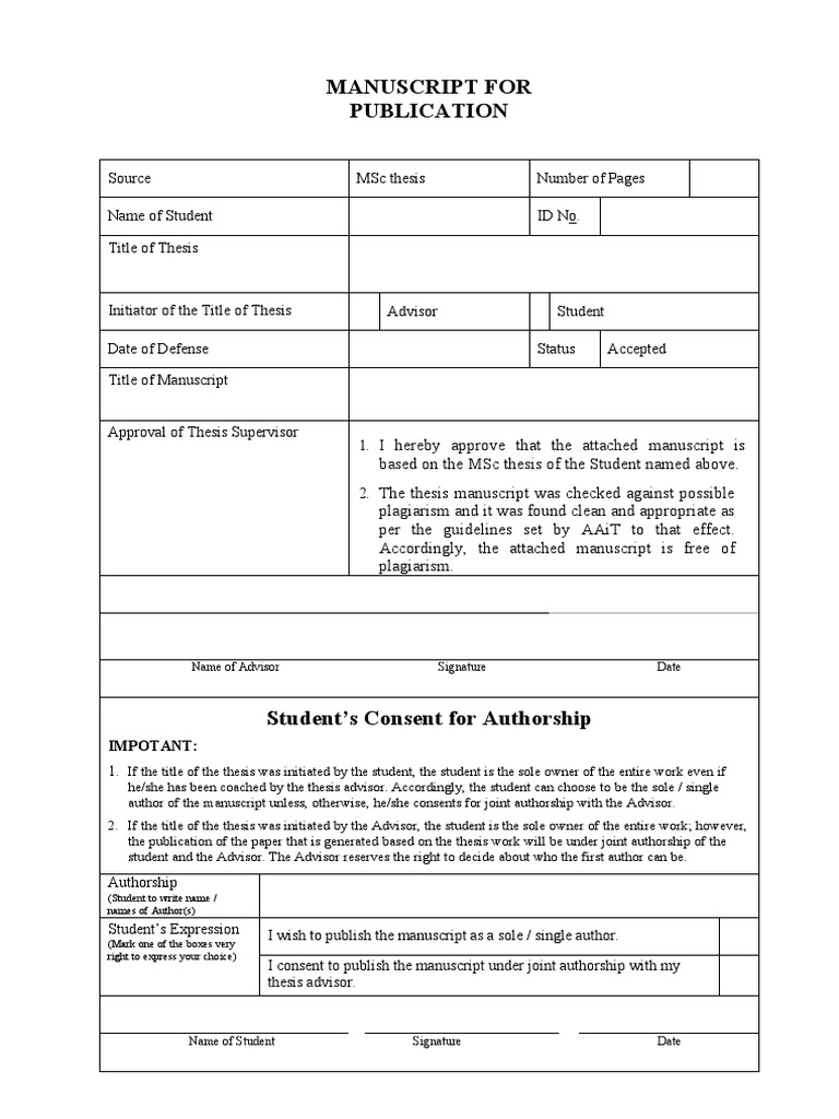 Manuscript For Publication | PDF