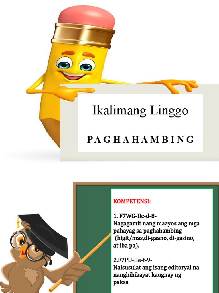 Q2 Week 5 - 1 Paghahambing | PDF