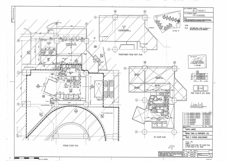 7 Tower 1 Podium Floor Plan 7th Floor Plan Part Plan At Lev 48 00