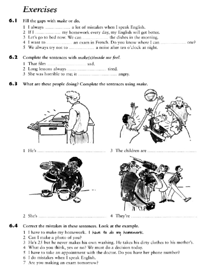 Make Made Made Worksheet | PDF