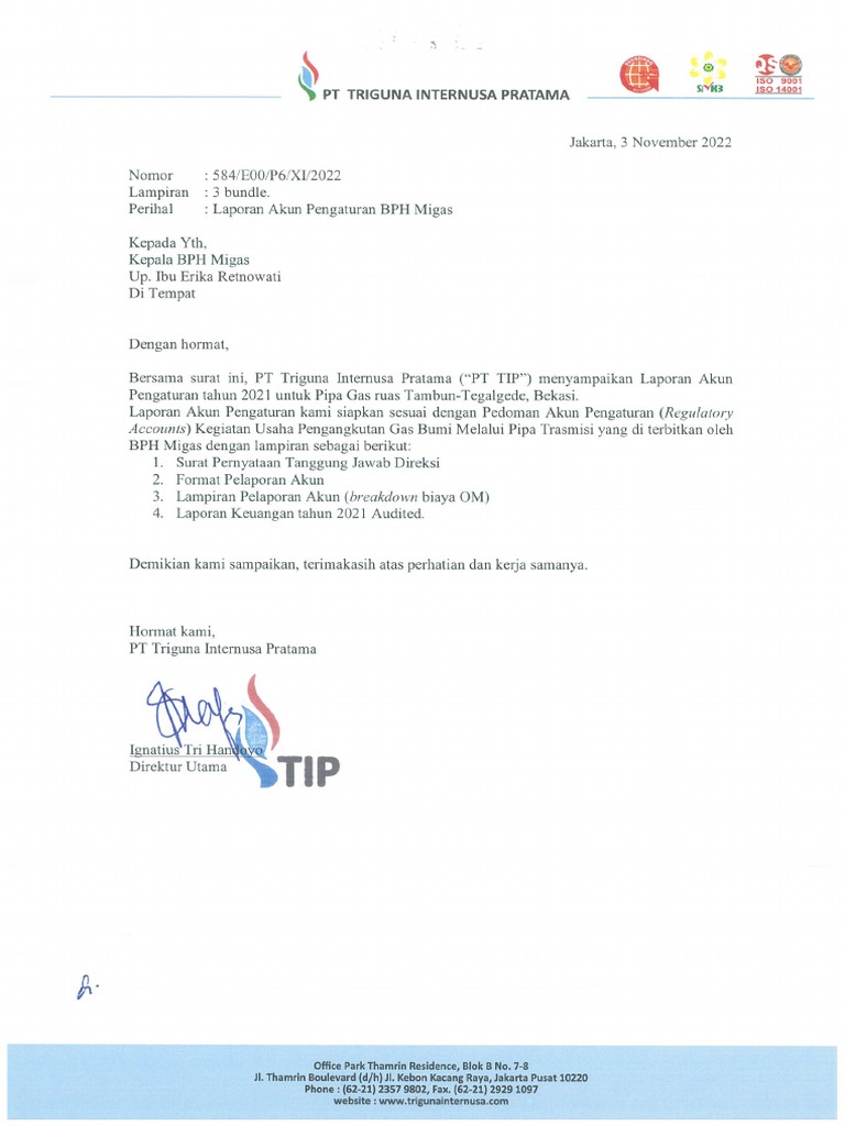 PT Triguna Internusa Pratama | PDF