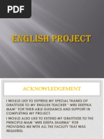 Class 12 - English Project | PDF | Social Science