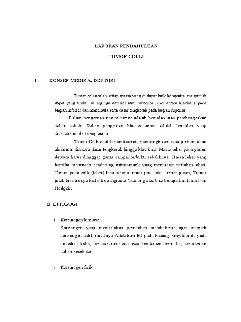 LP Tumor Colli - Compress | PDF