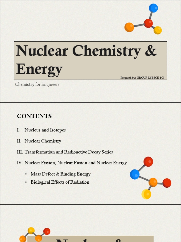 Chem11e Group 02 Nuclear Chemistry | PDF | Isotope | Radioactive Decay