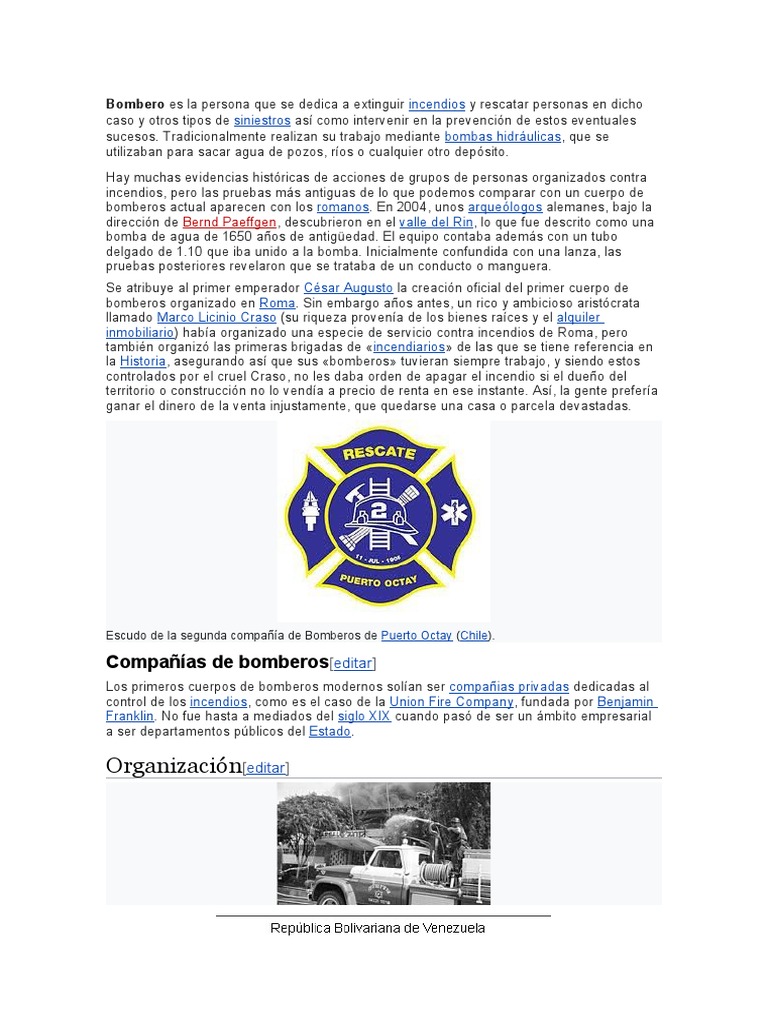Bombero | PDF | Bombero