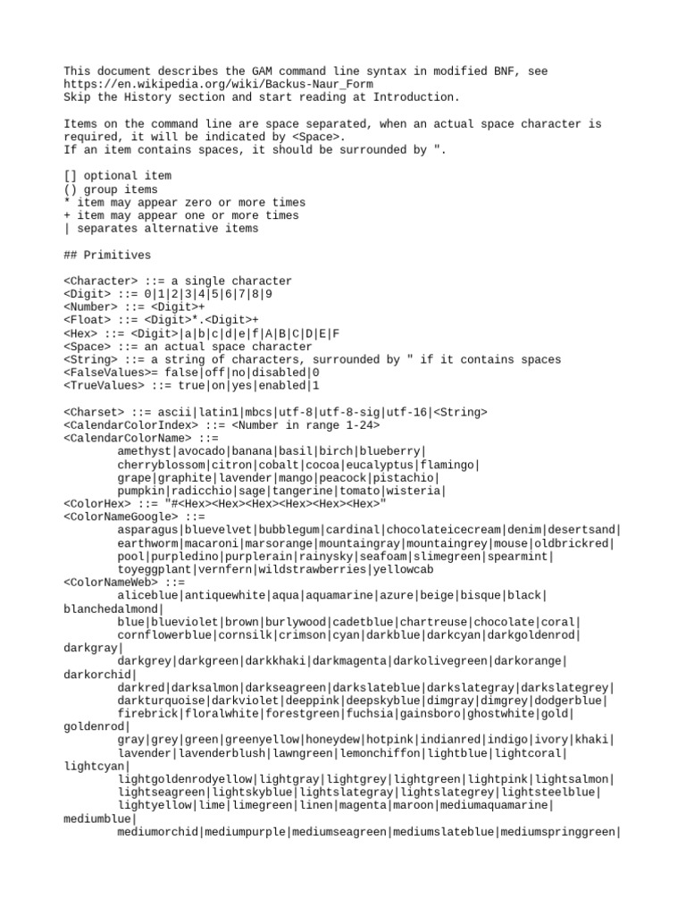 Gam Commands | Download Free PDF | Spanish Language | Command Line Interface