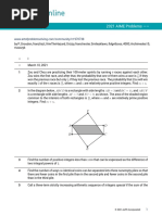 AMC 10 Problems and Solutions | PDF | Rectangle | Numbers