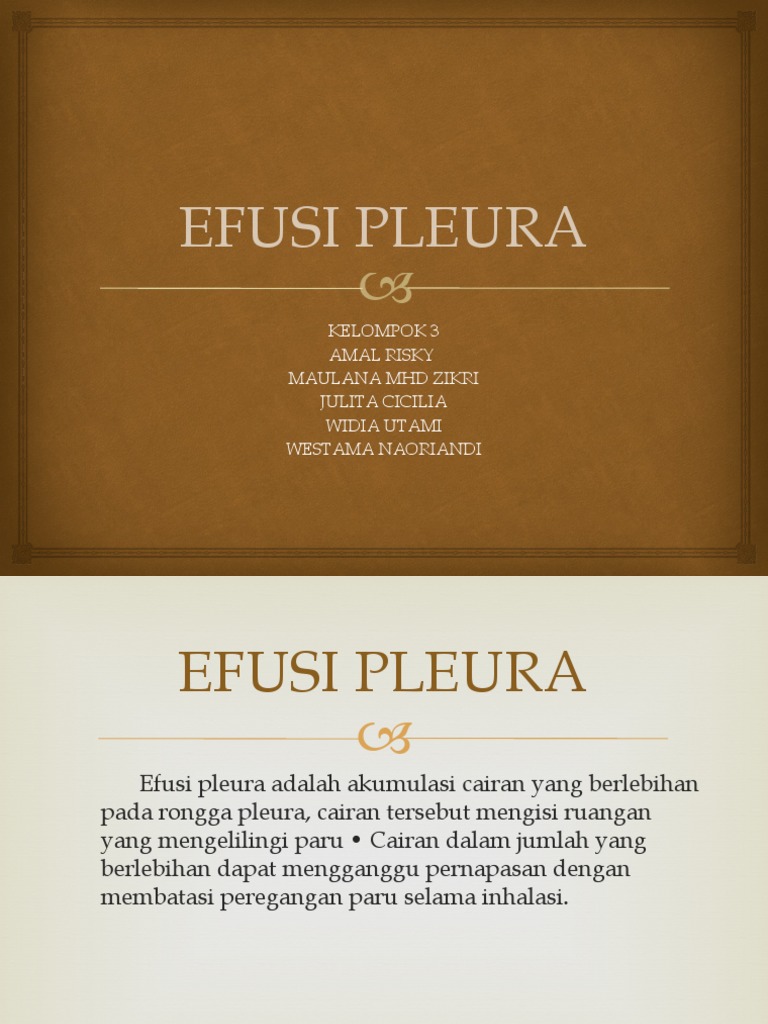 Efusi Pleura PPT KLP 3 | PDF