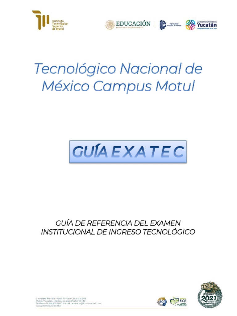 02 Guía EXATEC 2021 | PDF | Prueba (evaluación) | Verbo